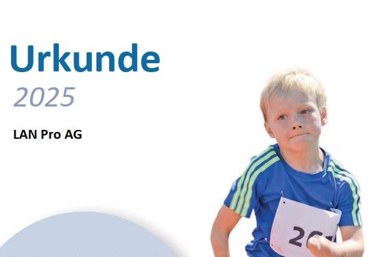Die LAN Pro unterstützt auch 2025 PluSport Schweiz mit einer Spende ...